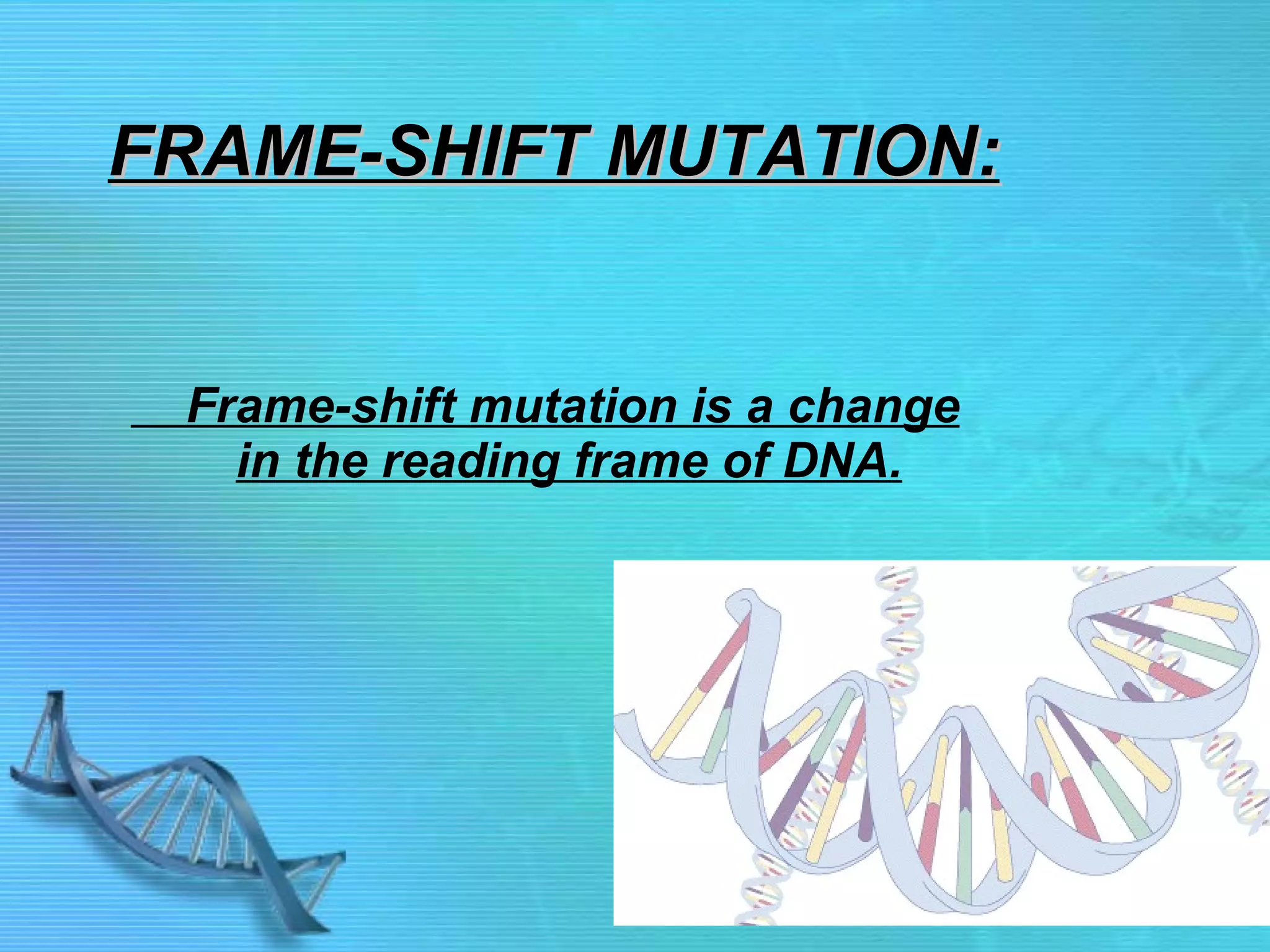 Dna Mutations | PPT