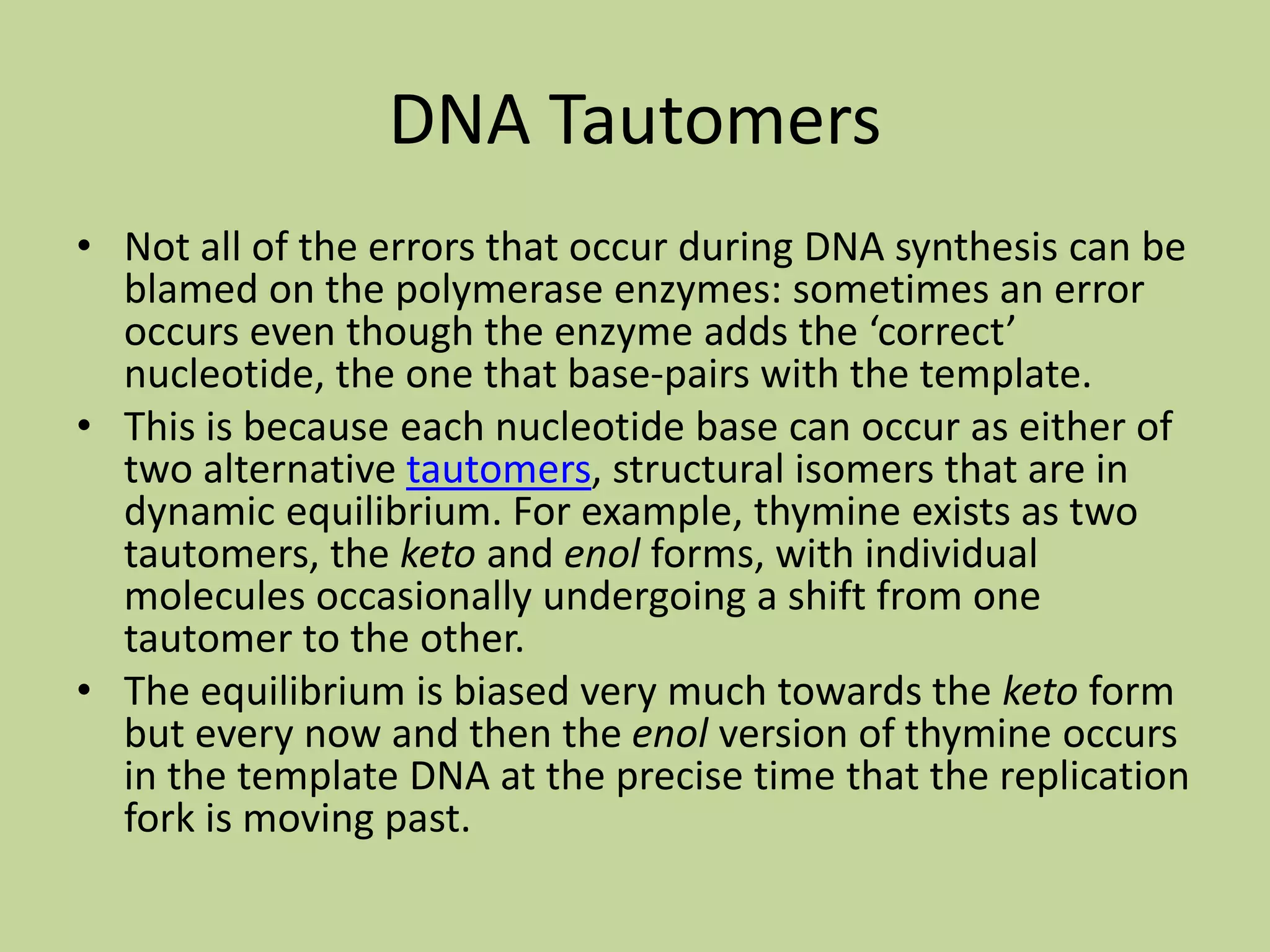 Dna mutations, recombination & repair | PPTX
