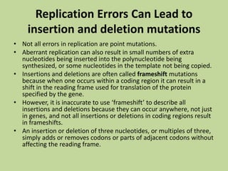 Dna mutations, recombination & repair | PPTX