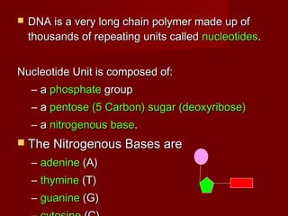 DNA notes 2016 | PPT