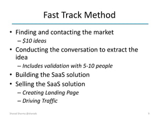 DNA of building software products - Fast track method | PPTX
