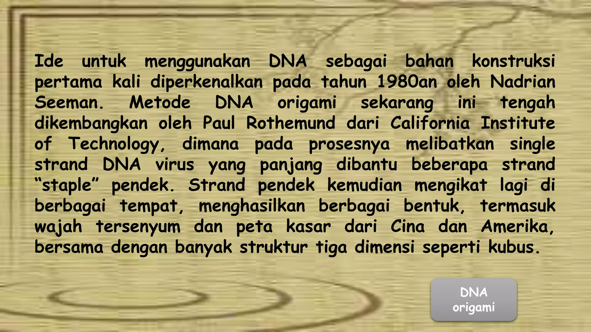 Dna origami | PPTX