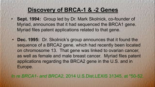 DNA Patent Law 101: The Myriad Decision and its Impact on Patenting ...