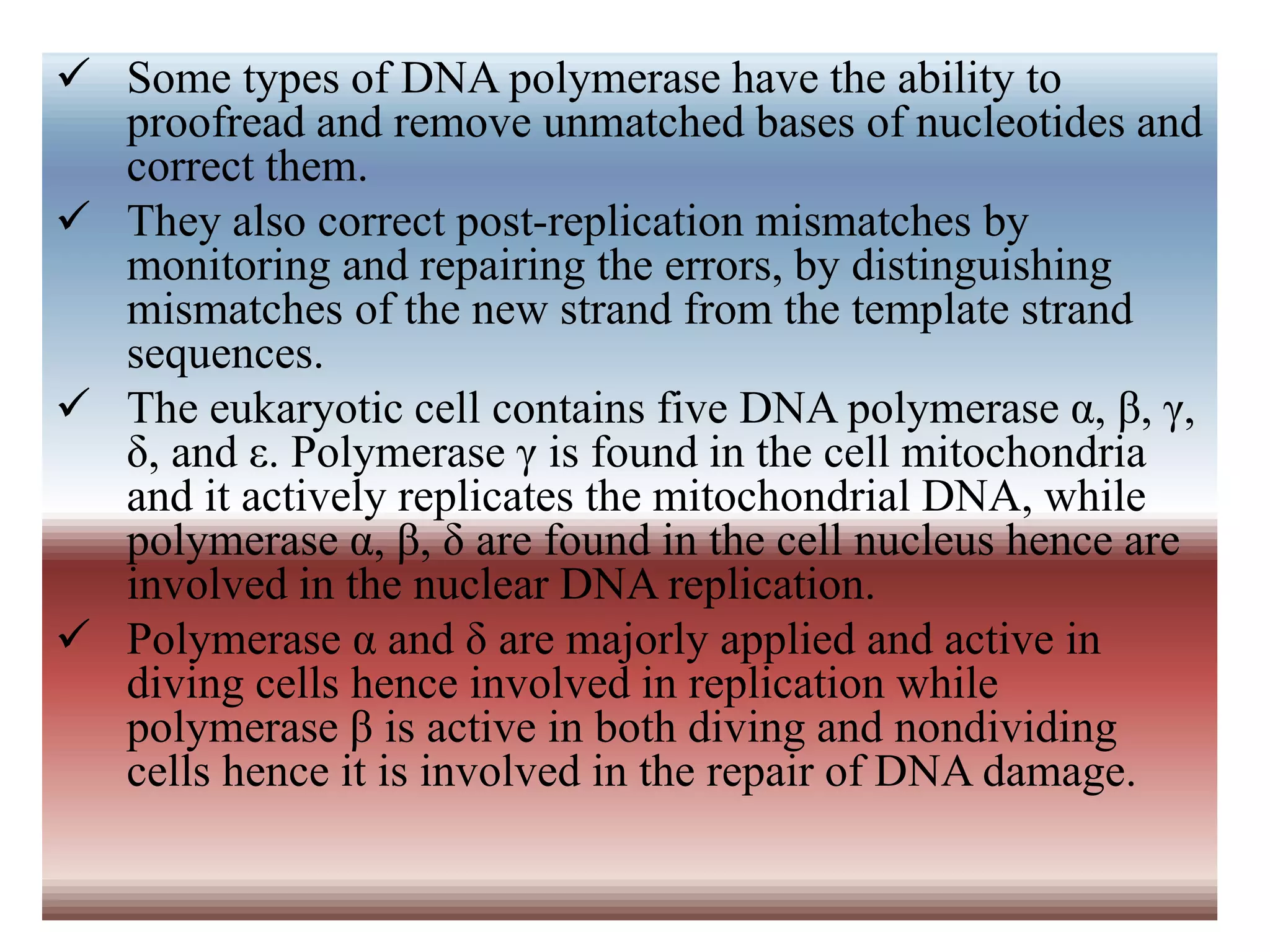 DNA POLYMERASE | PPTX