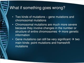 DNA Structure and Function Week 2 Lecture in Earth and Life Science ...