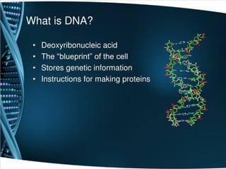 DNA Structure and Function Week 2 Lecture in Earth and Life Science | PPTX
