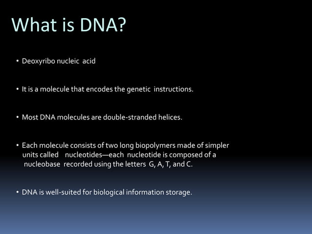 Dna ppt | PPTX