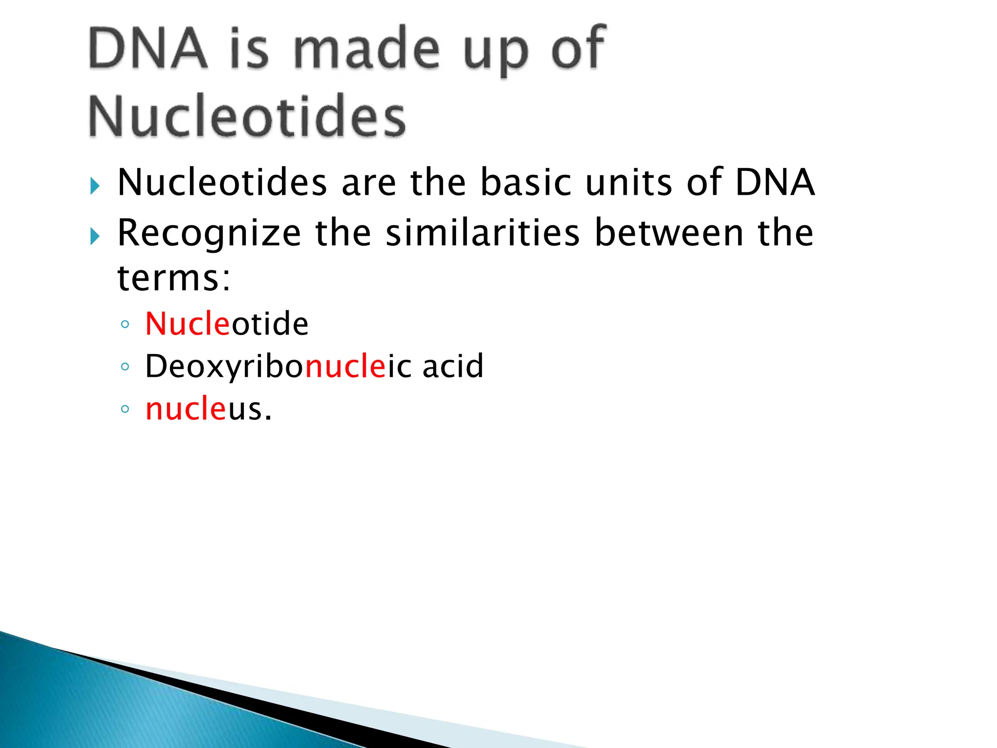 Science 10 Quarter 3; DNA structure ppt. | PPT