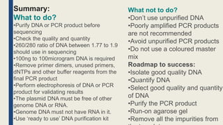 Preparing Genomic DNA for Sequencing | PPTX