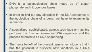 Preparing Genomic DNA for Sequencing | PPTX