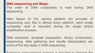 Preparing Genomic DNA for Sequencing | PPTX