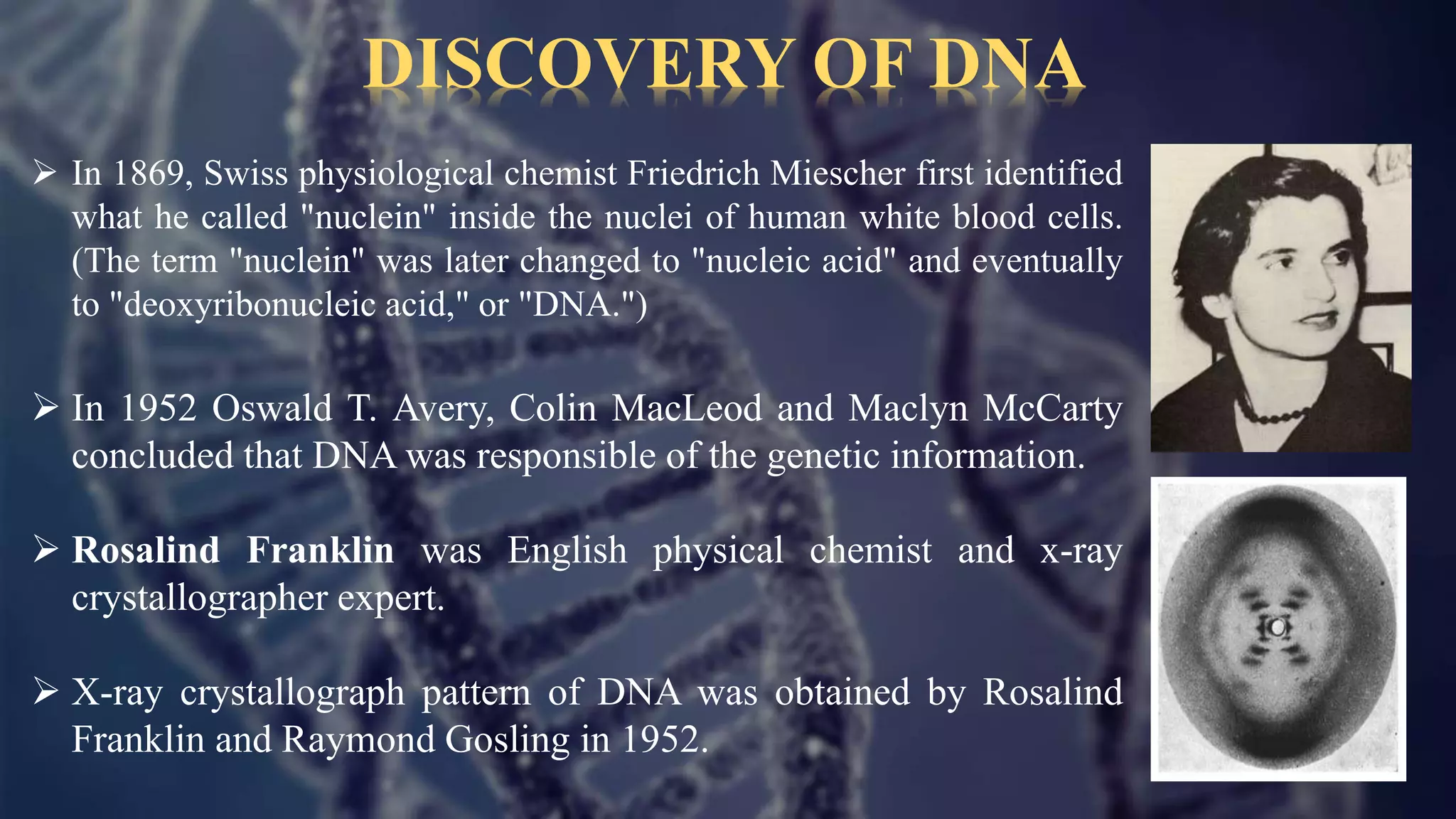 DNa Deoxyribonucleic acid- code of life | PPTX
