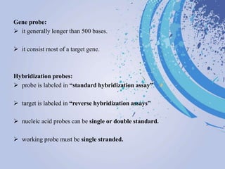 Dna probes | PPTX