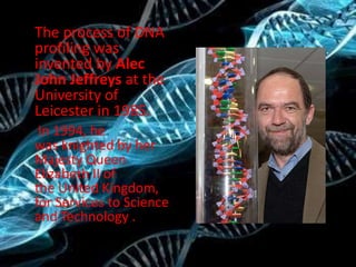 Dna profiling | PPTX