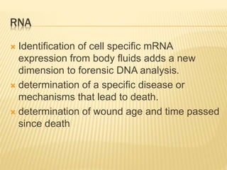 Dna profiling | PPTX