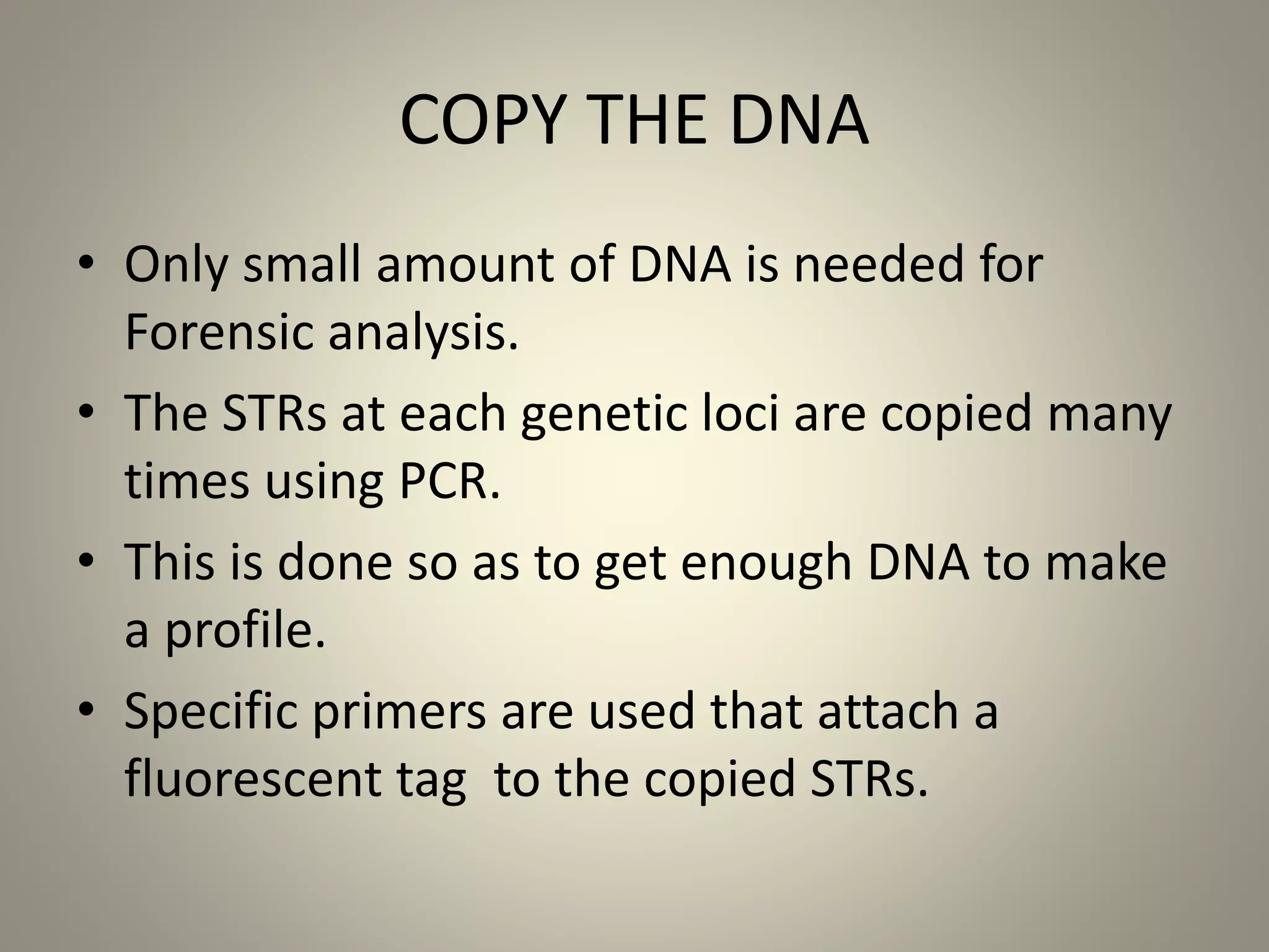 Dna profiling | PPT