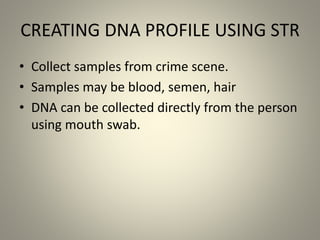 Dna profiling | PPT