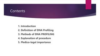 DNA profiling29.pptx use full for students | PPTX