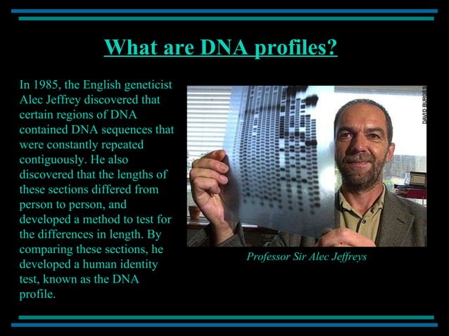 Dna profiling presentation x2 | PPT