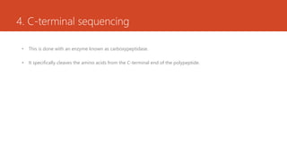 Automated DNA sequencing ; Protein sequencing | PDF