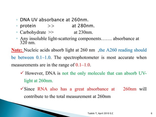 Dna quantification | PDF