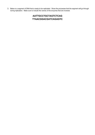 DNA Quiz Grade 9 Science First Quarterarter | DOCX