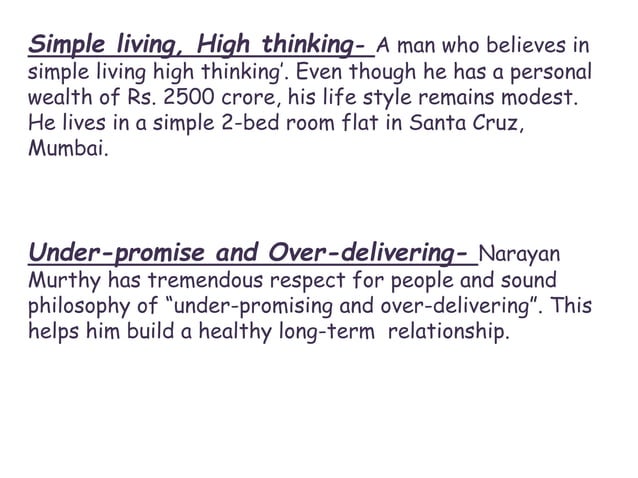 narayan murthy ppt by devkaran kumawat | PPT | Free Download