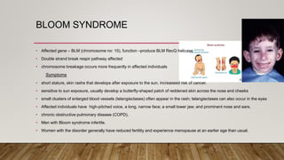 DNA REPAIR DEFICIENCY DISEASES | PPTX | Skin and Dermatology | Diseases ...