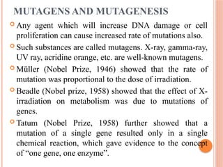 DNA Repair & Mutations.pptx............. | PPTX