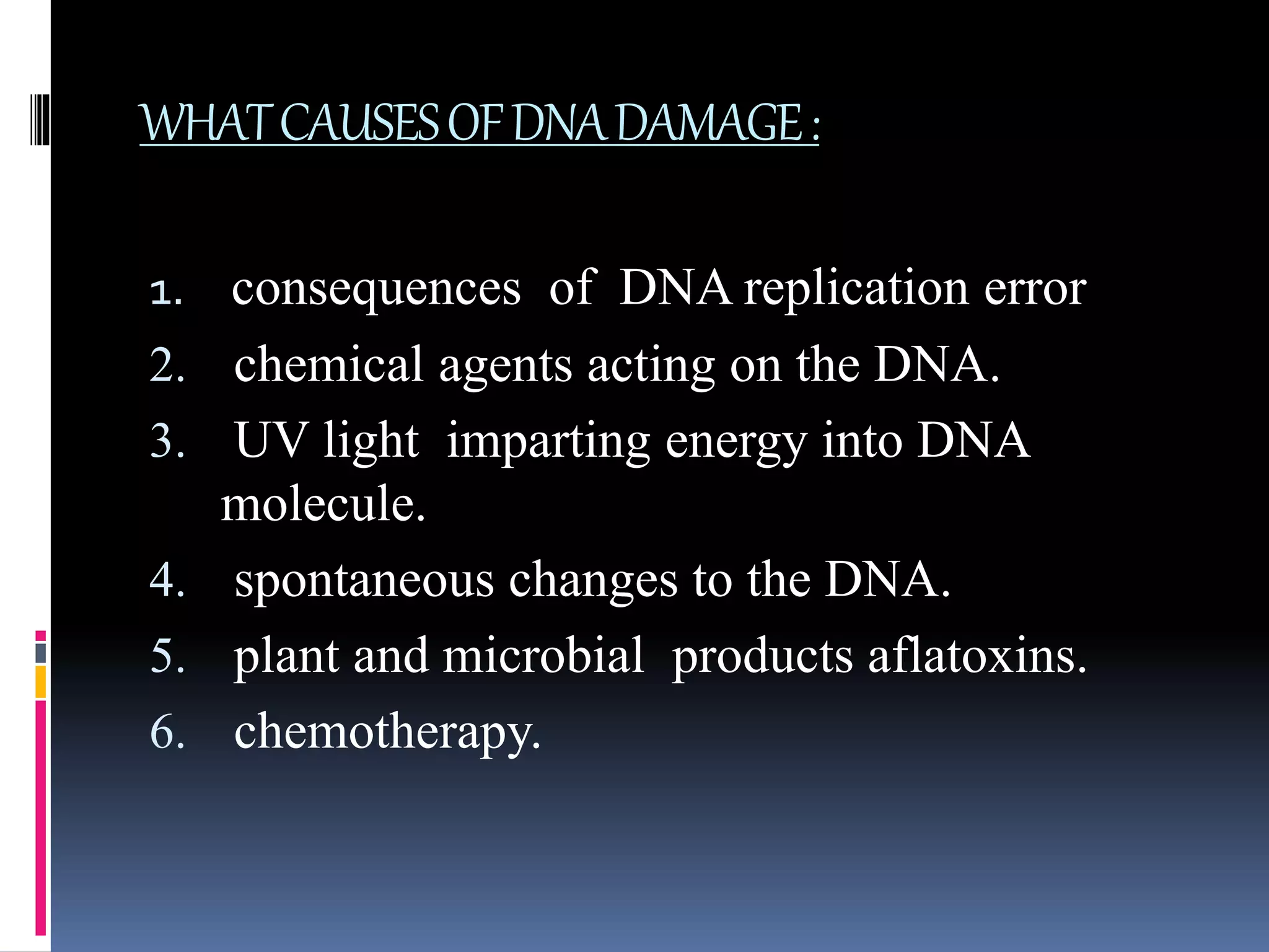 DNA repair mechanisms | PPTX