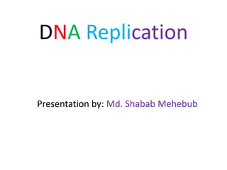 Dna replication | PPT