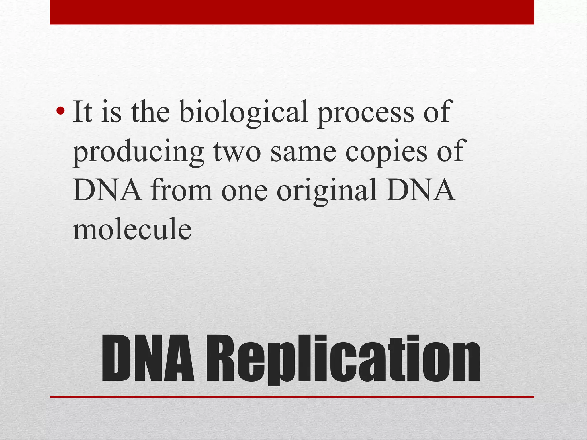 DNA Replication | PPTX