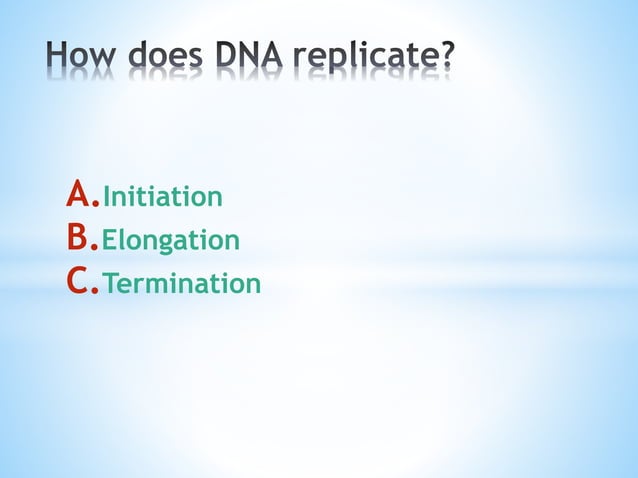 Dna replication | PPTX