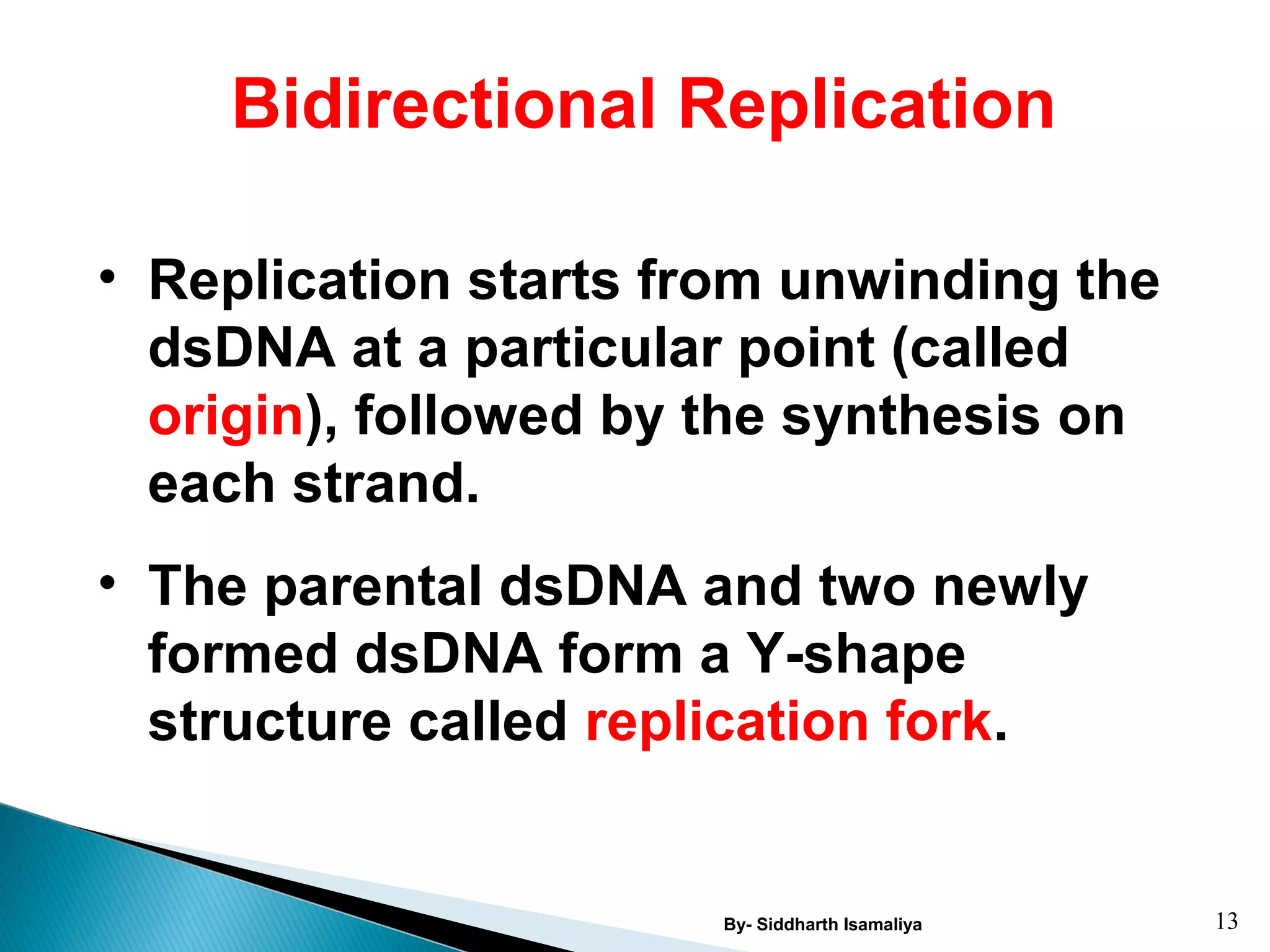 Dna replication | PPT | Chemistry | Science