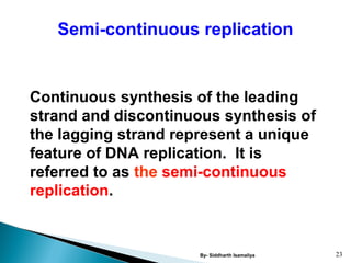 Dna replication | PPT | Chemistry | Science