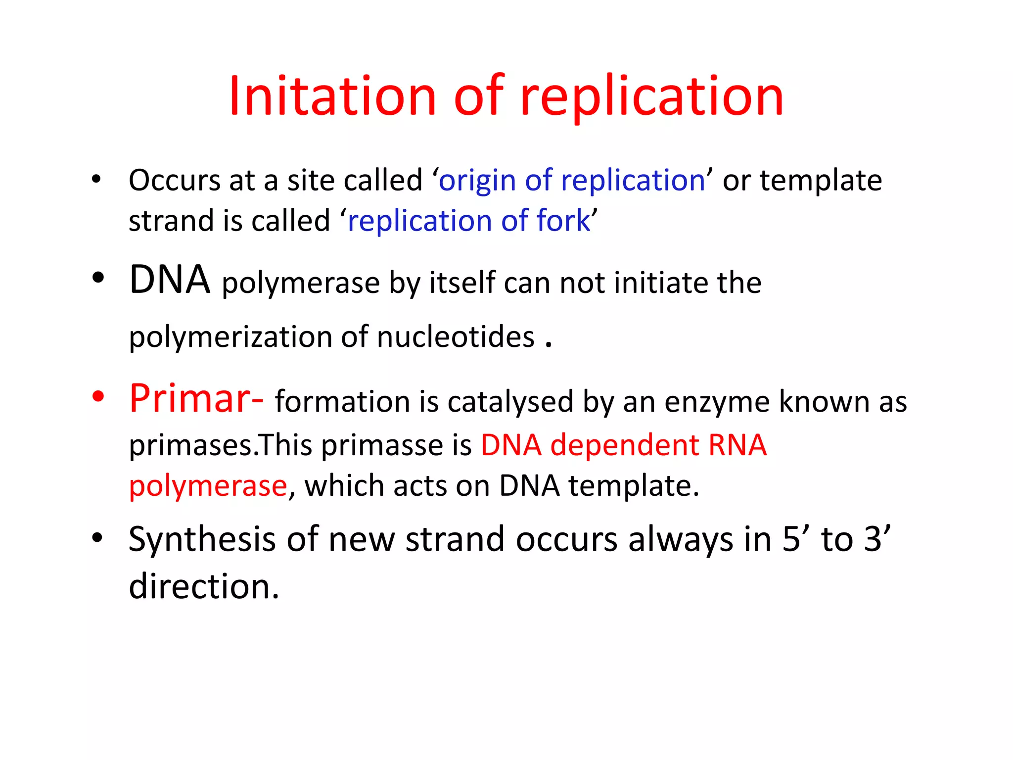 Dna replication JNVU | PDF