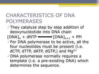 Dna replication | PPTX