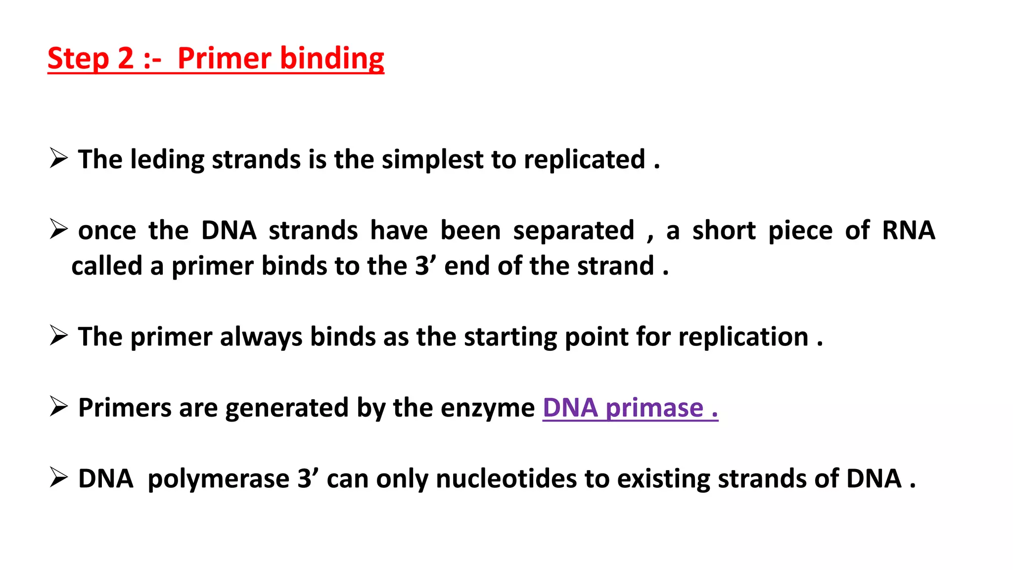 Replication of DNA | PPTX