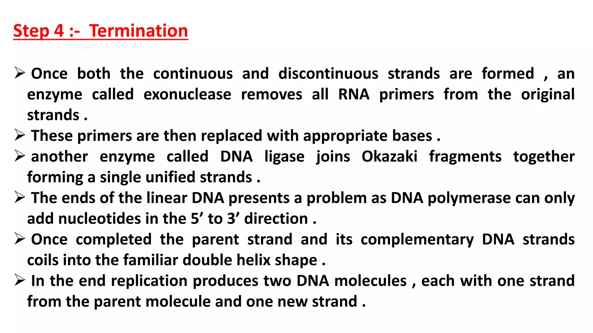 Replication of DNA | PPTX