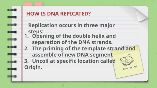 DNA replication Science High School Department | PPTX | Chemistry | Science