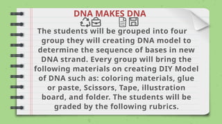DNA replication Science High School Department | PPTX