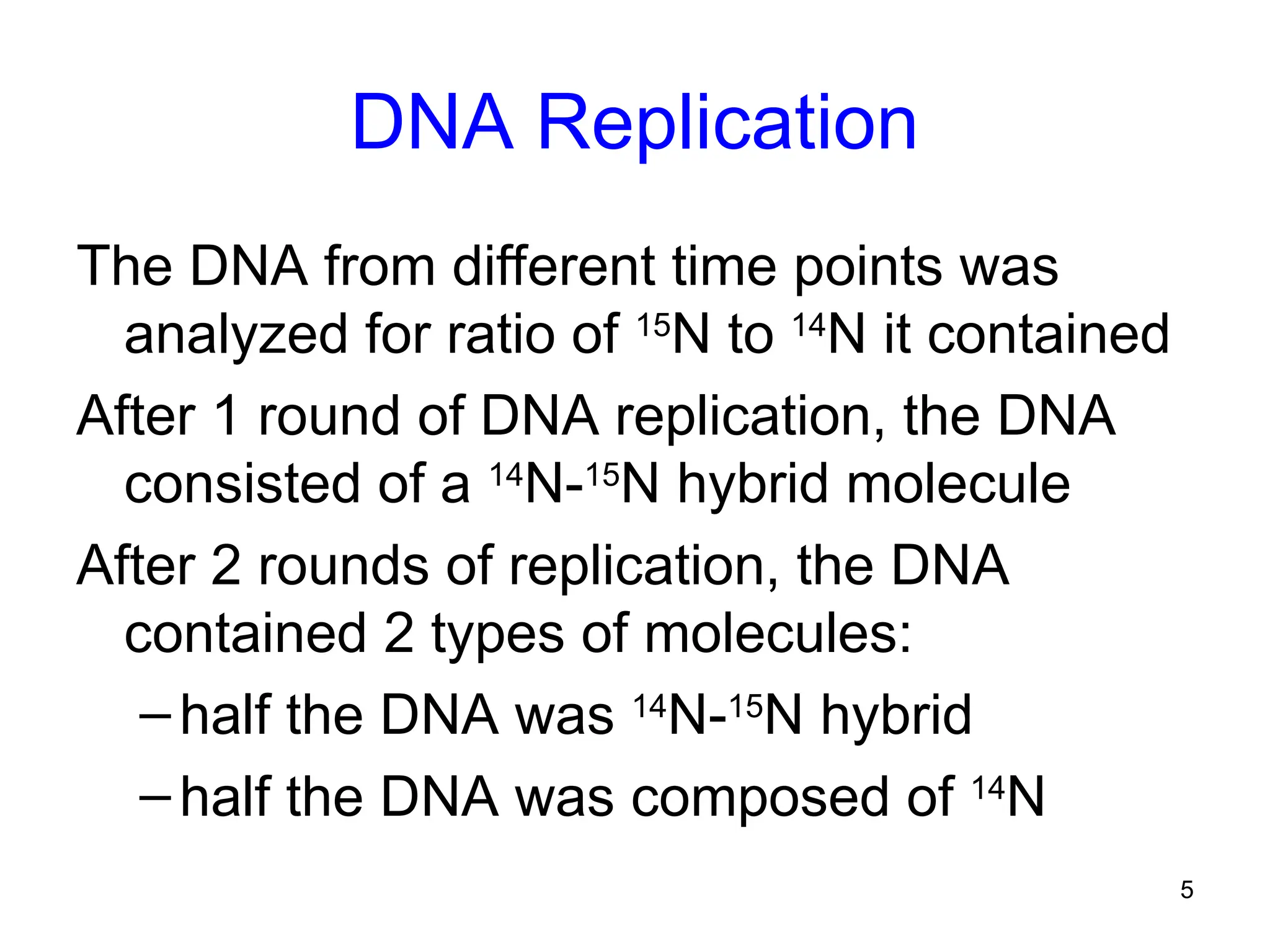 Mechanism of DNA Replication in Eukaryotes | PPT