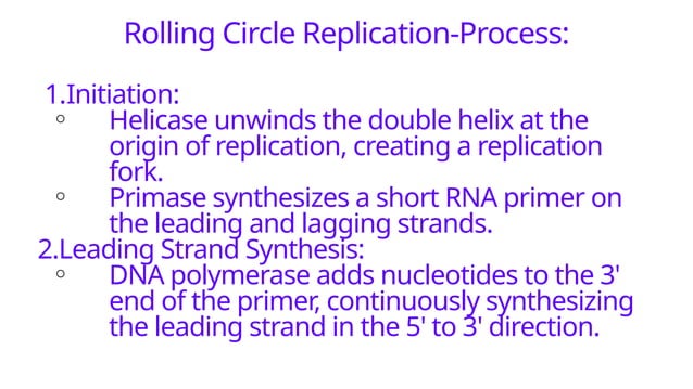 DNA Replication Bidirectional and Rolling circle modes of replication.pptx