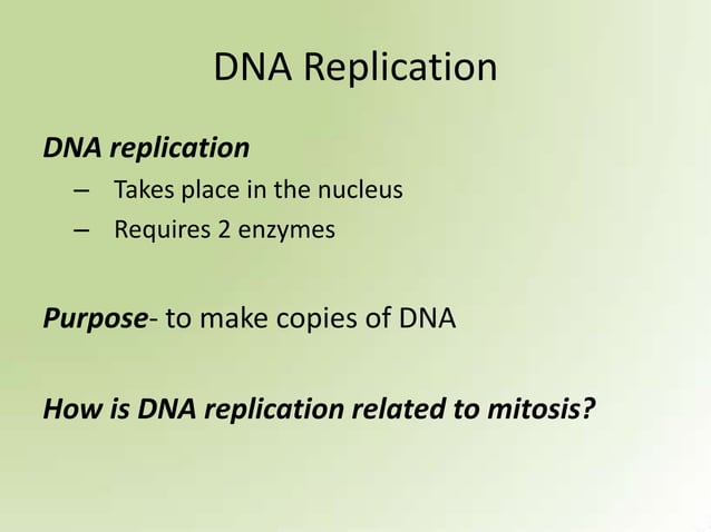 Dna replication bio10 | PPTX | Chemistry | Science