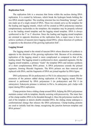 Dna replication and importance of its inhibition pdf | PDF