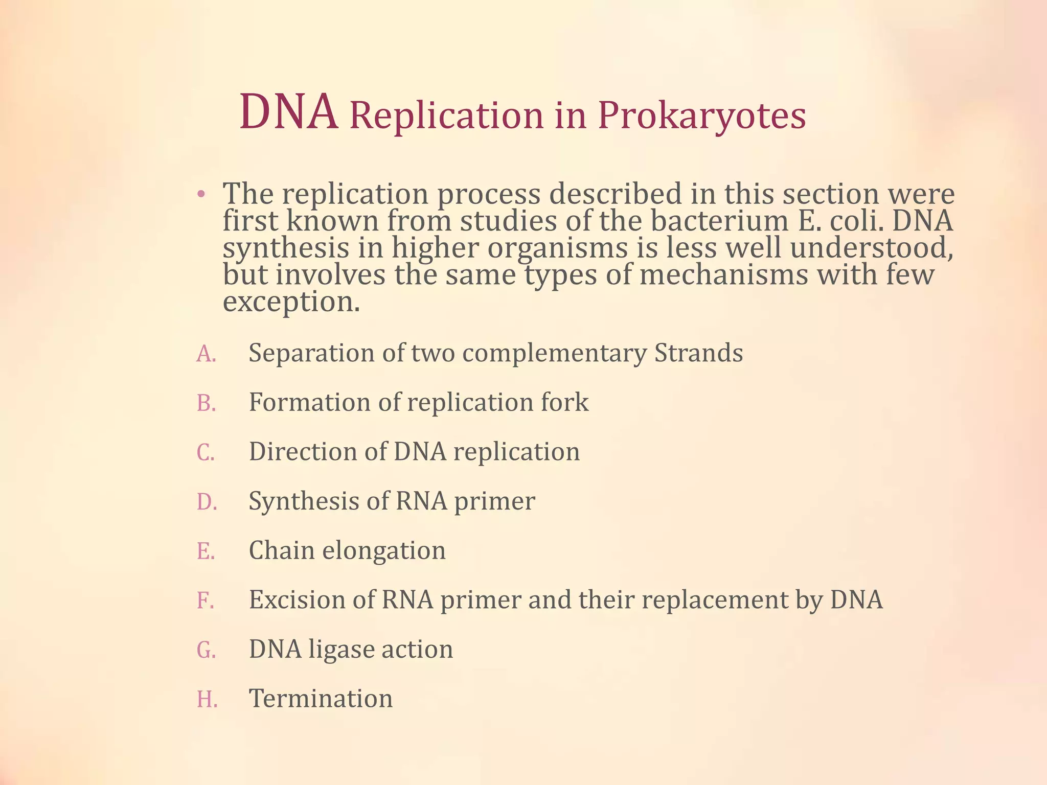 DNA replication and repair | PPTX