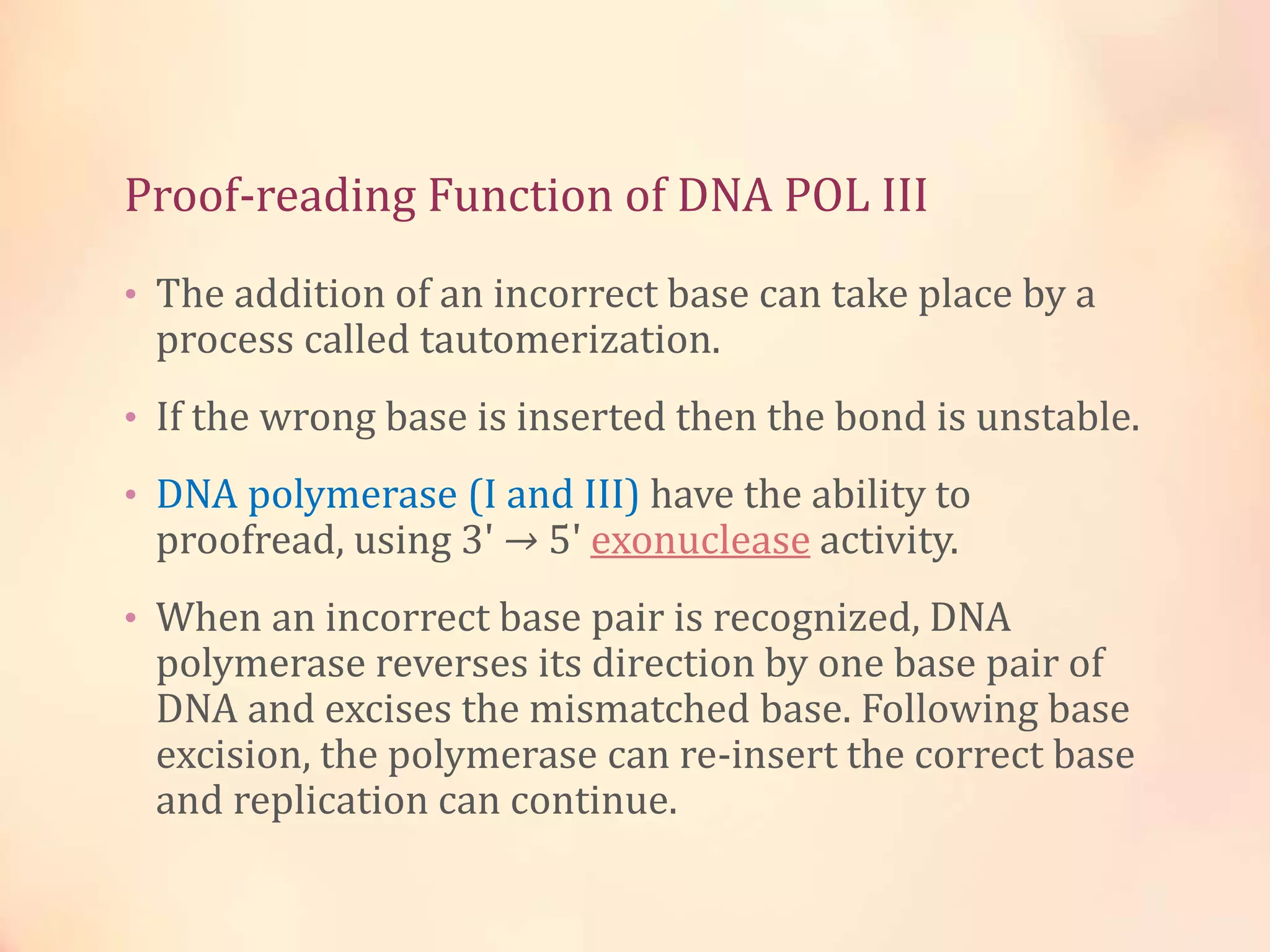 DNA replication and repair | PPTX