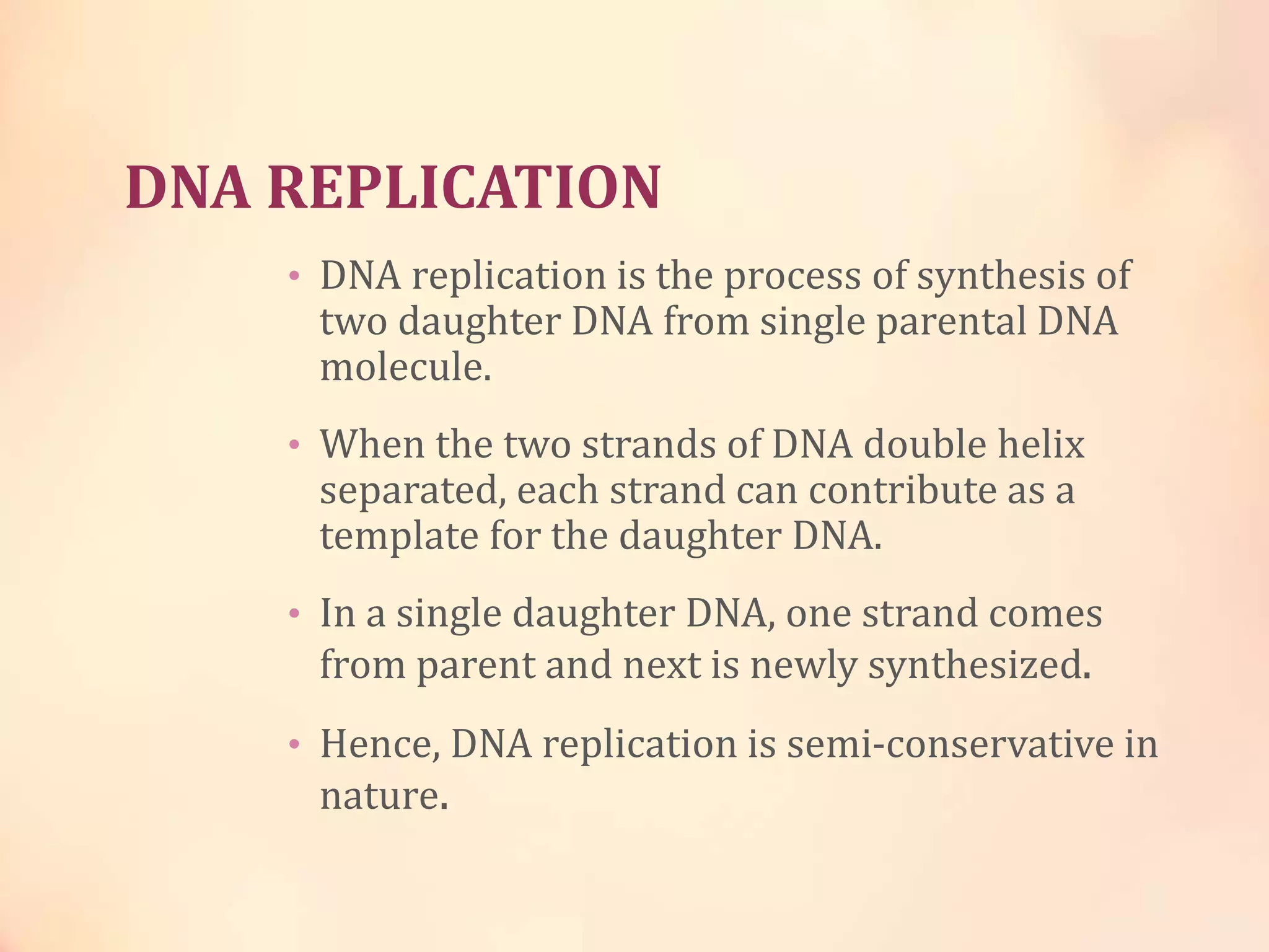 DNA replication and repair | PPTX