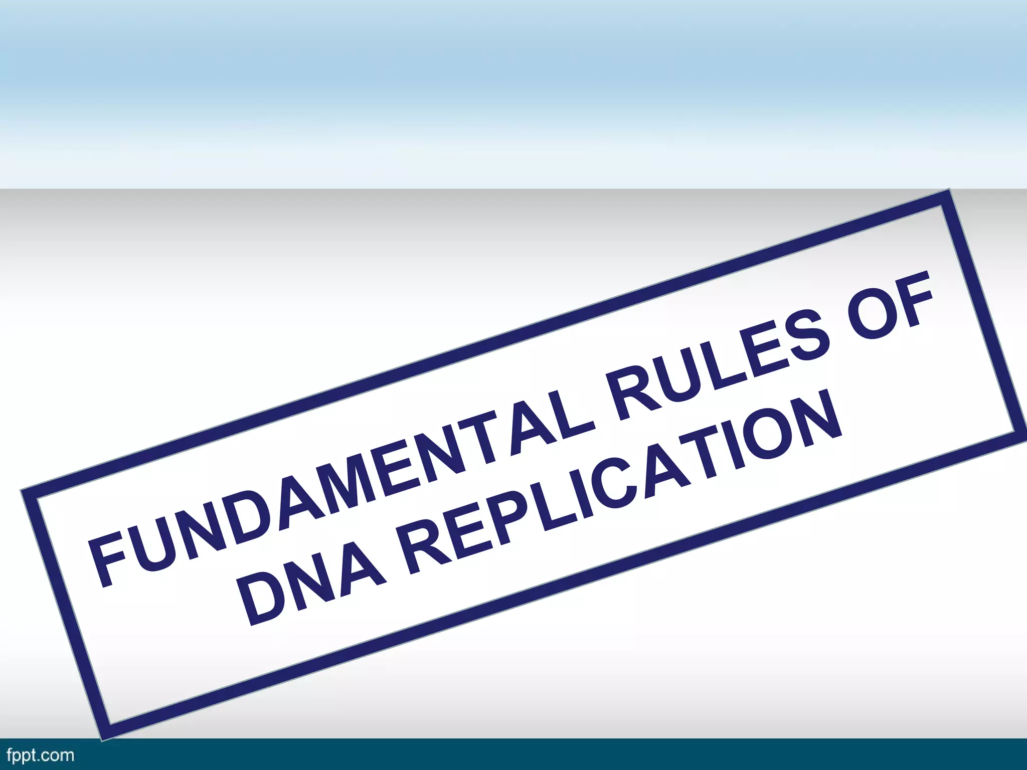 Dna replication and repair | PPT