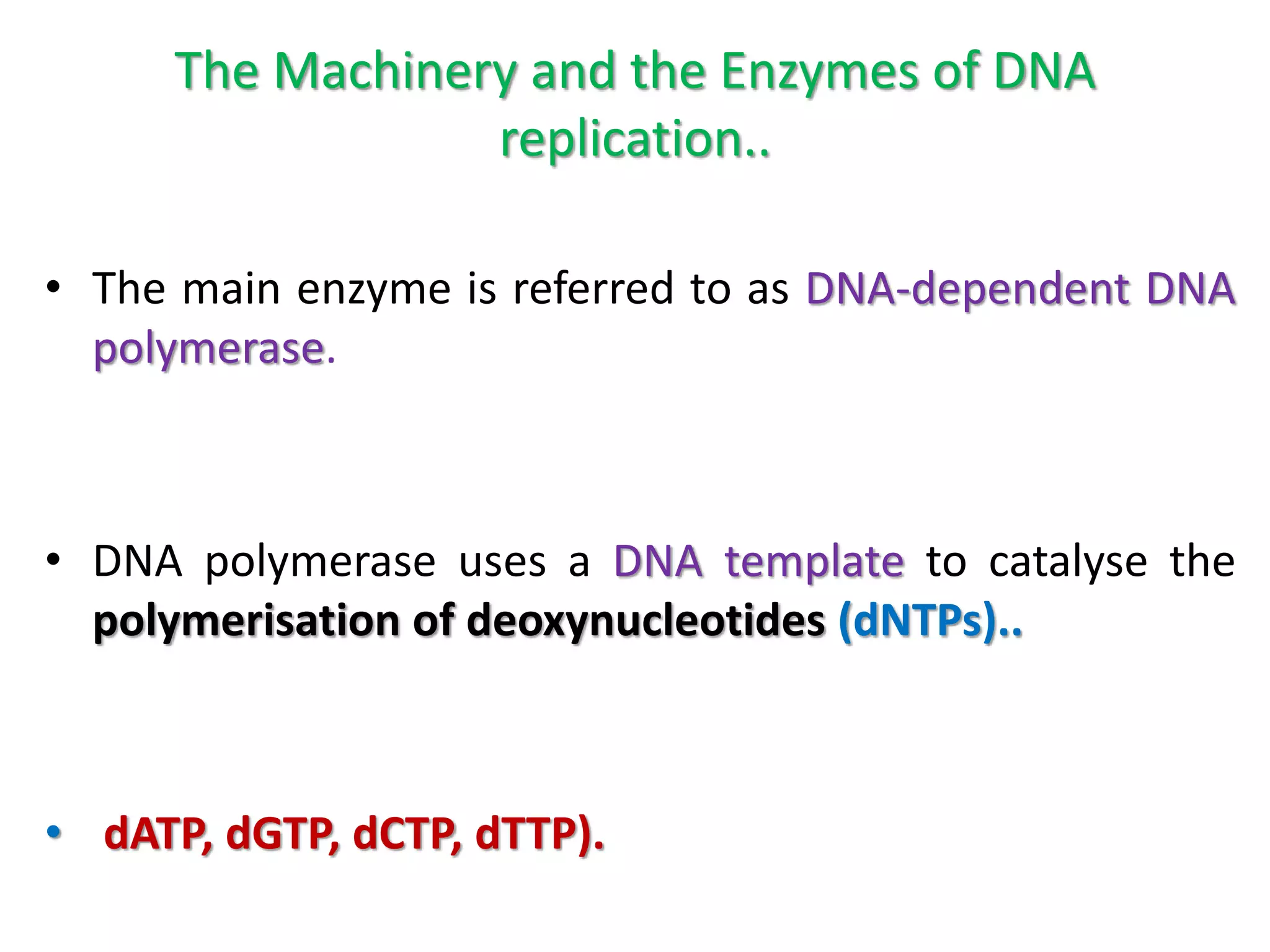 DNA replication and transcription unit | PPTX